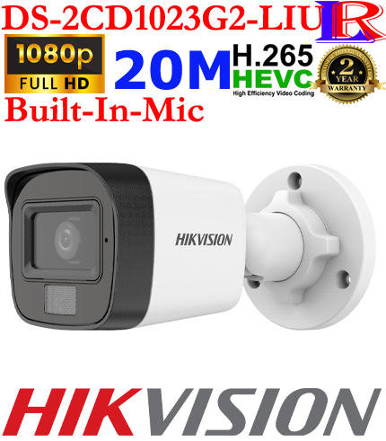 Hikvision 2mp Onvif Network Camera DS-2CD1023G0E-I - Hikvision Sri Lanka
